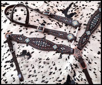 Shiloh Stables and Tack: Showman ® Gator print inlay one ear headstall ...