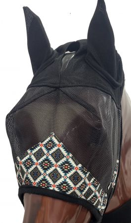 Shiloh Stables and Tack: Showman ® Aztec print accent horse size fly ...