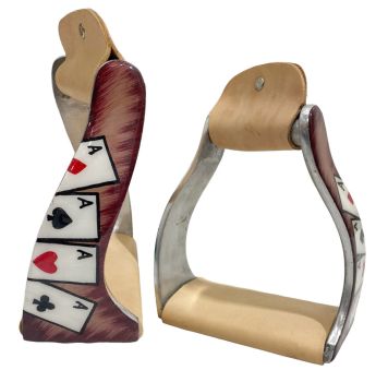 Shiloh Stables and Tack: These light oil leather padded bottom stirrups ...