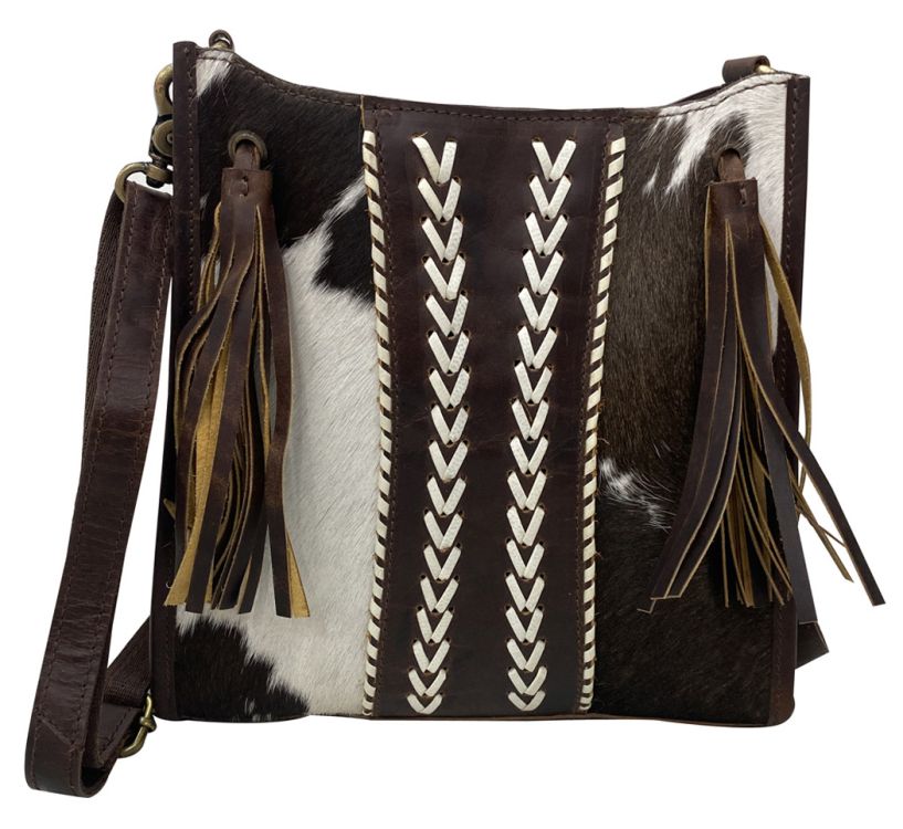 Shiloh Stables and Tack: This leather purse features a dark brown ...