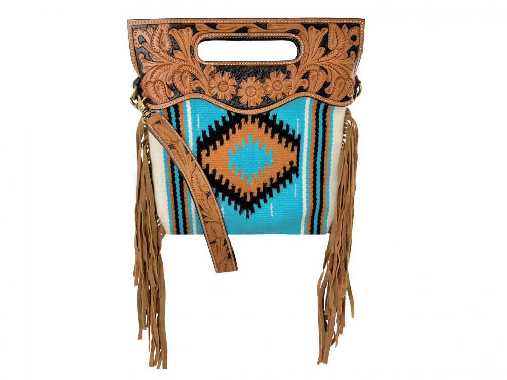 Shiloh Stables and Tack: Showman ® Saddle blanket handbag with genuine ...