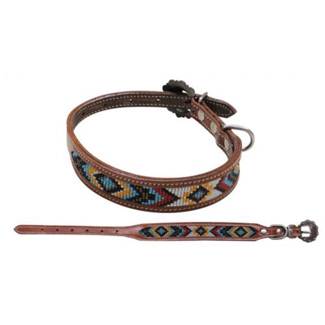 Shiloh Stables and Tack: Showman Couture ® Beaded inlay leather dog ...